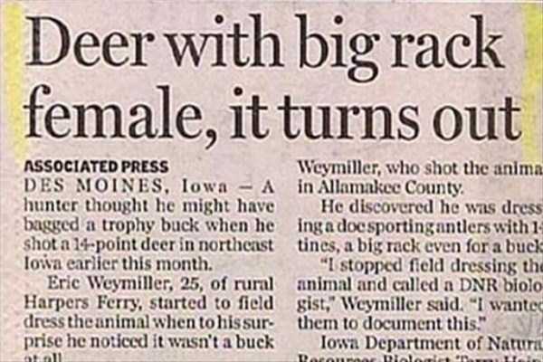 Unintentionally Awkward News Headlines | KLYKER.COM