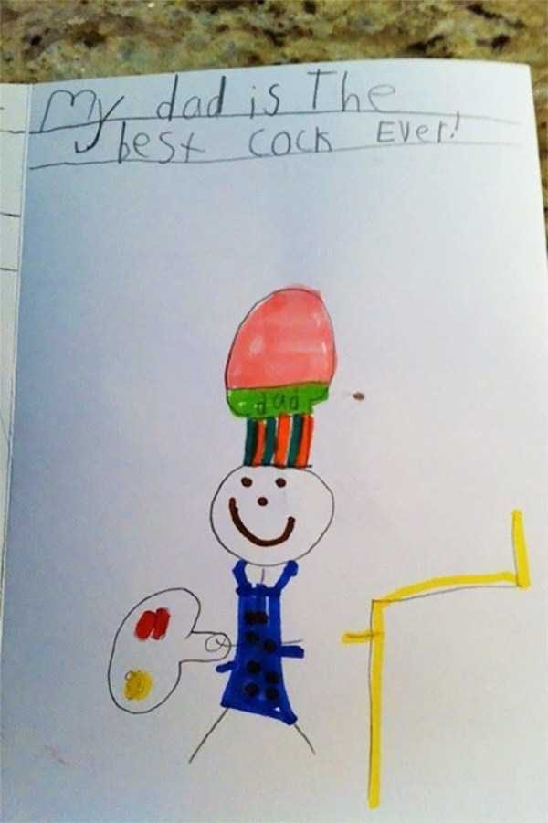 33 Accidentally Inappropriate Yet Hilarious Kids' Drawings | KLYKER.COM