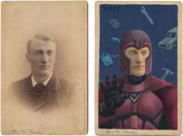 Vintage Portraits Turned Into Comic Book And Movie Characters | KLYKER.COM