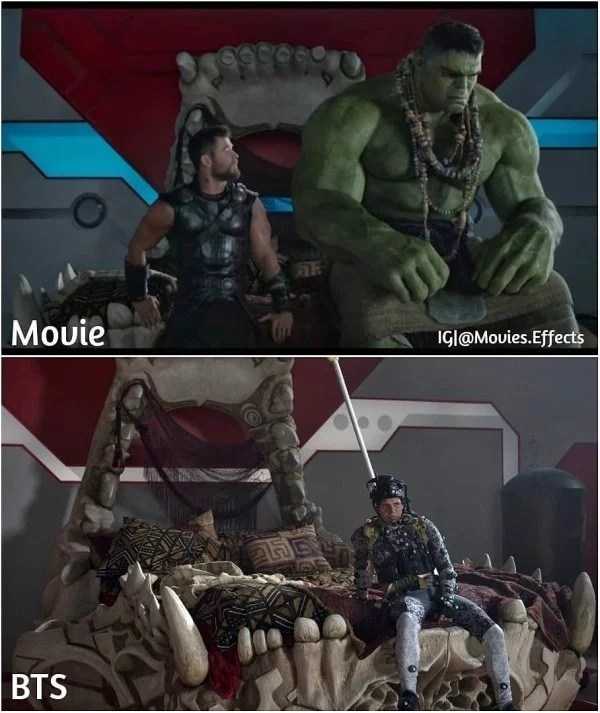 35 Movie Scenes With And Without CGI | KLYKER.COM