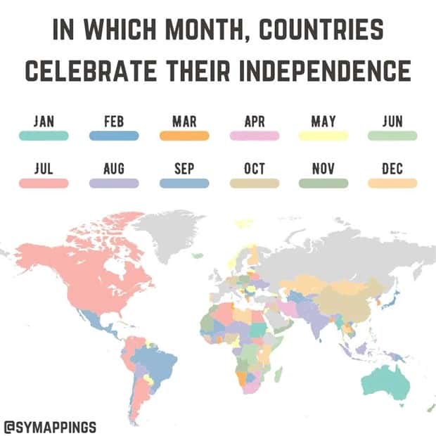 Random Charts and Maps Filled with Interesting Data #106 | KLYKER.COM
