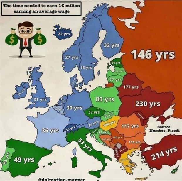 Random Charts and Maps Filled with Interesting Data #106 | KLYKER.COM