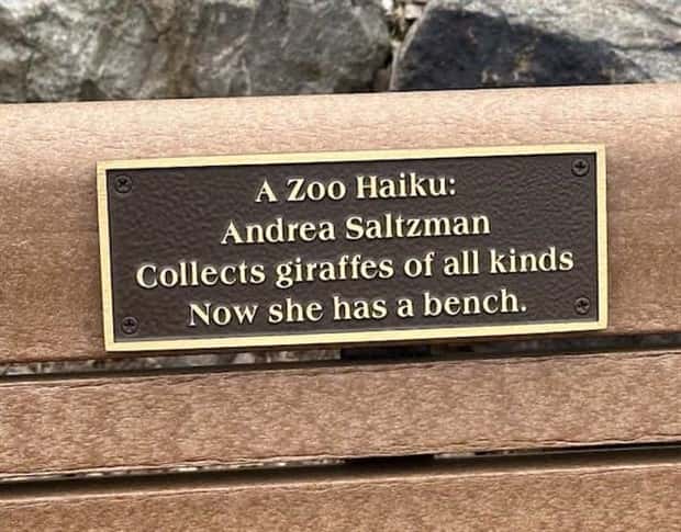 43 Bench Plaques that Bring Smiles and Memories | KLYKER.COM