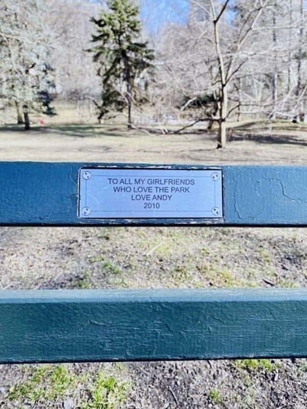 43 Bench Plaques that Bring Smiles and Memories | KLYKER.COM