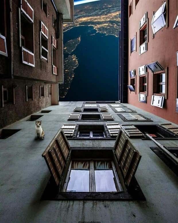 40 Images Merged Into One Surreal Masterpiece | KLYKER.COM