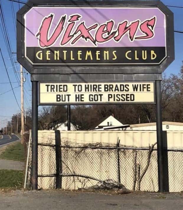 Amusing Strip Club Signs | KLYKER.COM